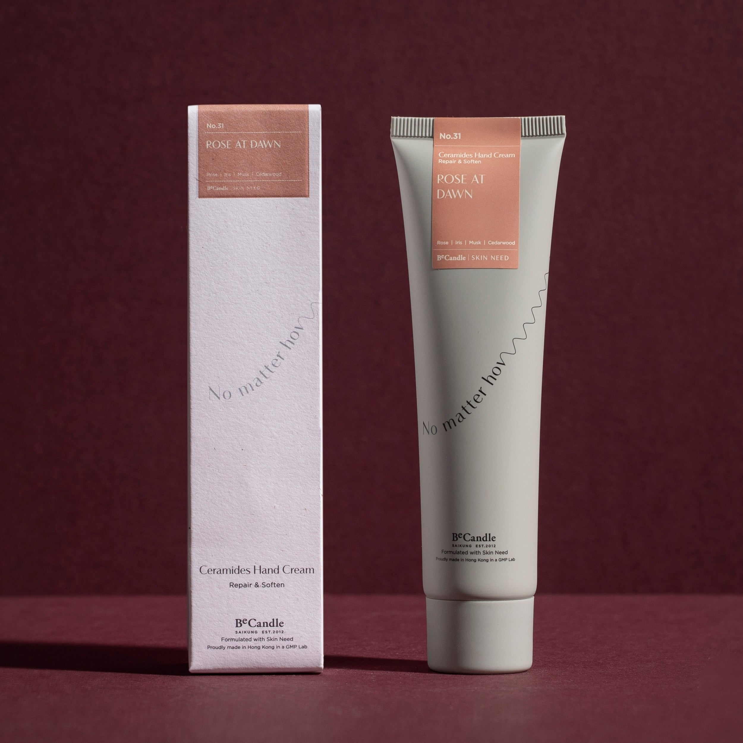 BeCandle X Skin Need Cermides Hand Cream 分子釘水潤護手霜 60ml - No.31 ROSE AT