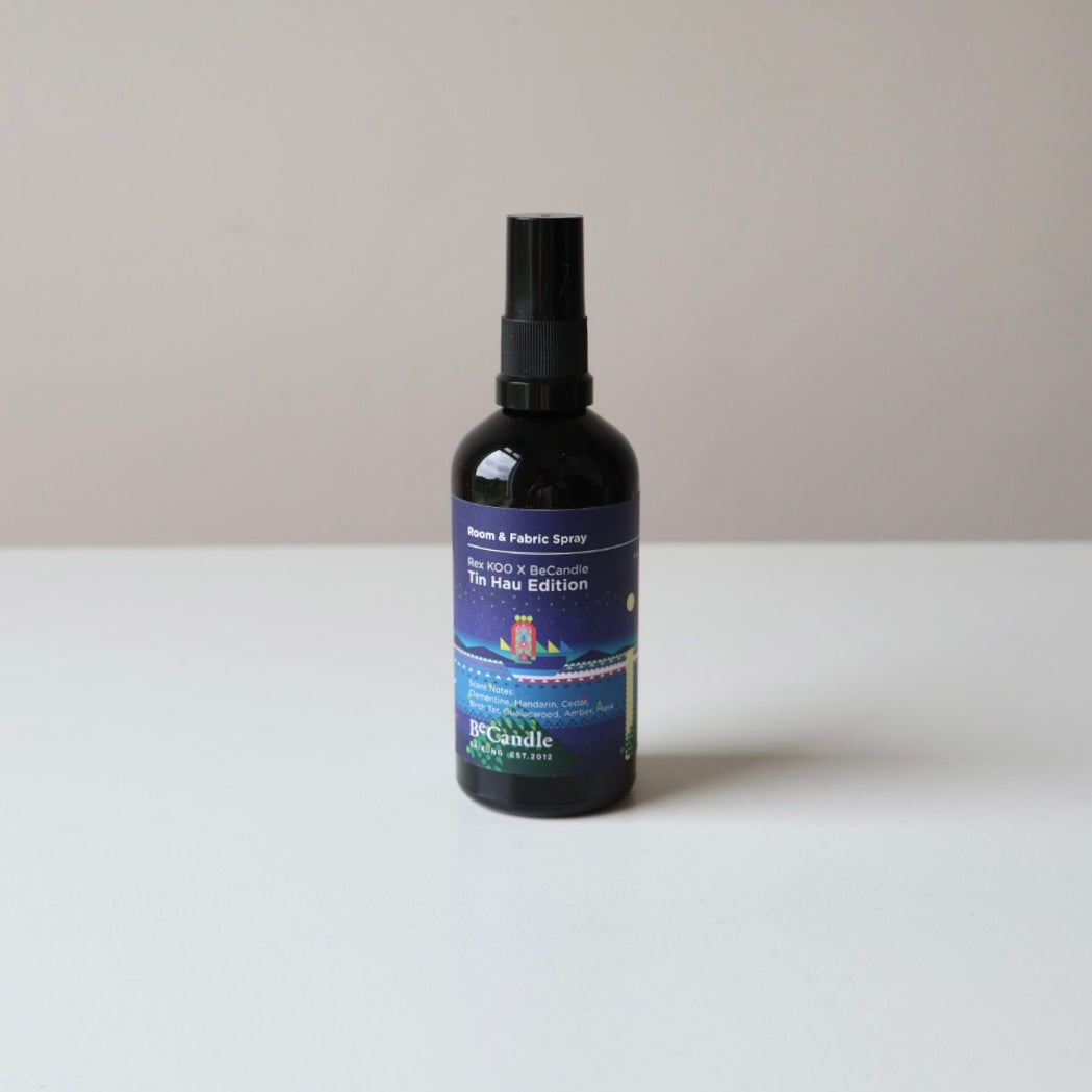 Rex Koo x BeCandle Room and Fabrics Spray, 100ml - Tin Hau Edition